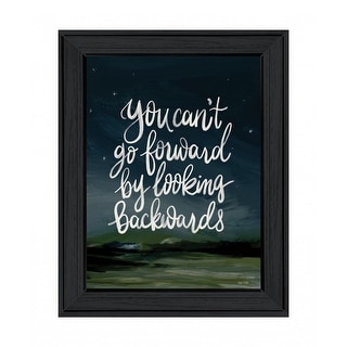 Go Forwards Not Backwards 2 Black Framed Print Wall Art - Bed Bath ...