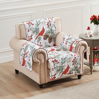 Greenland Home Cardinal Plaid Reversible Arm Chair Protector - 81 x 81 ...