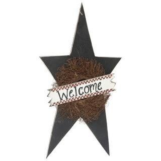 Farmhouse Extra Large Star Wall Decoration with Wreath - Bed Bath ...