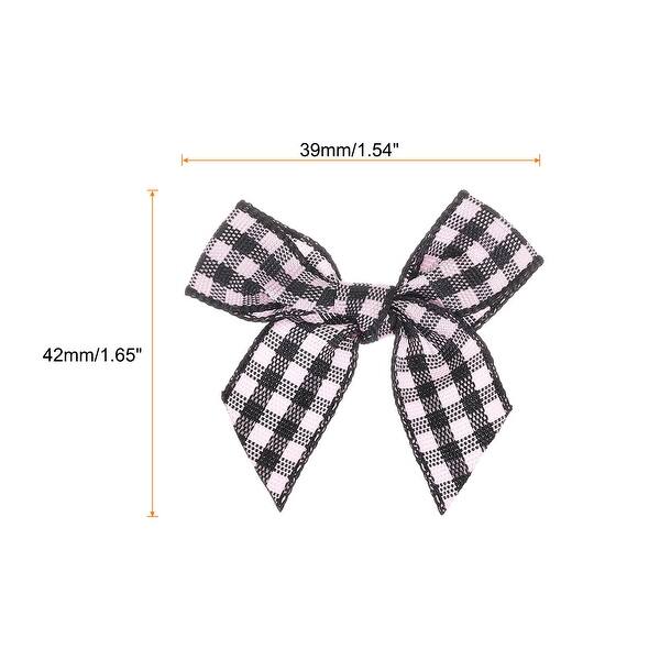 gingham bow fabric