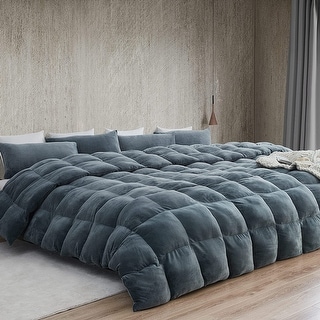 Boi He Thick® - Coma Inducer® Oversized Comforter Set - Moss Gray - Bed ...