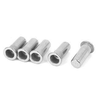 M6x23mm 304 Stainless Steel Straight Knurled Closed End Rivet Nut 5pcs ...