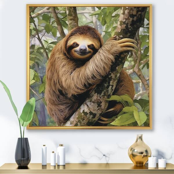 sloth art print