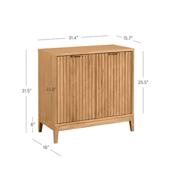 Jasper Modern Sideboard, Kitchen Storage Cabinet with Fluted Doors ...