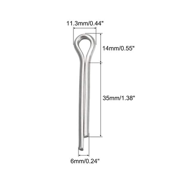 Split Cotter Pin, Stainless Steel Clip Fastener Fitting for Automotive ...