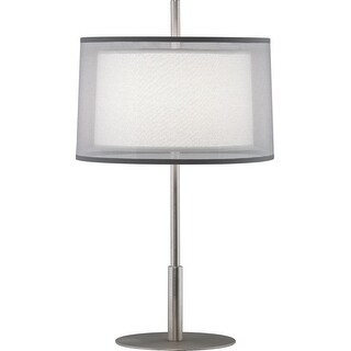 Robert Abbey S2194 One Light Accent Lamp Saturnia Stainless Steel - One ...