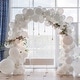 Large White Wedding Arch Stand 3 Layer Garden Backdrop Frame - Bed Bath ...