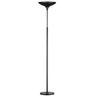 Globe 12784 Dimmable LED Torchiere Floor Lamp, Satin Black, 43W, 71 ...