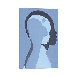 iCanvas "Blessed is the man called Father (in blue)" by LouLouArtStudio ...