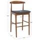 SAFAVIEH Lionel Retro 30-inch Bar Stool - 22 in. W x 21 in. D x 42 in ...
