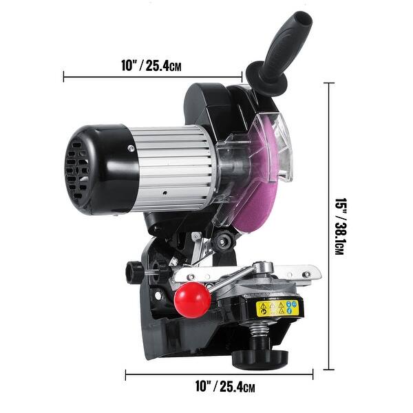VEVOR Chainsaw Chain Grinder 230W Multi-Angle Teeth Sharpener 2 ...