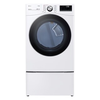 LG DLEX4200W 7.4 cu.ft. Ultra Large Capacity Electric Dryer with Sensor ...