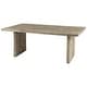 Jefferson III Grey Solid Wood Rectangular Dining Table - Bed Bath ...