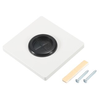 Grommet Wall Plate PC Decoration Wall Panel with 1.2 Inch Rubber Cable ...
