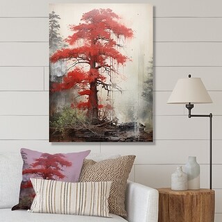 Designart "Forest Redwood Tree Charm " Tree Redwood Wall Art - Bed Bath ...