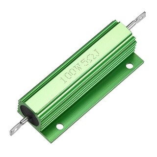 Aluminum Case Resistor 100W 5 Ohm Wirewound Mounted for LED Replacement ...