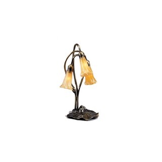 Meyda Tiffany 13636 Stained Glass / Tiffany Desk Lamp from the Lilies ...