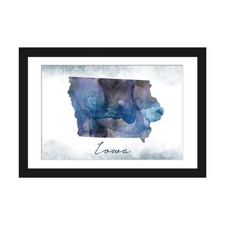 iCanvas "Iowa State Bluish" by WallDecorAddict - Bed Bath & Beyond ...