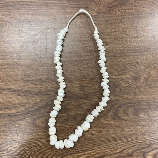 Gambia White Shell Bead Vintage Per String - Bed Bath & Beyond - 31279048