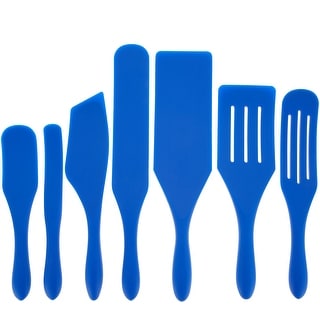 Mad Hungry 7-Piece Multi-Use Silicone Spurtle Set Spatula and Spoons ...