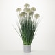 Sullivans Artificial Tall Potted Puff Green Grass - Bed Bath & Beyond ...