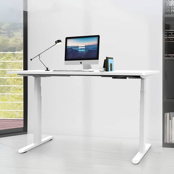 Height Adjustable Table Legs Sit Stand Desk Frame Up to Ergonomic ...