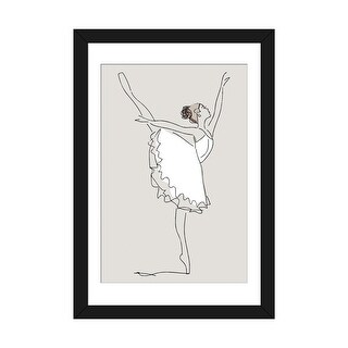 iCanvas "Inspired Stone Ballerina Line" by Pixy Paper - Bed Bath ...