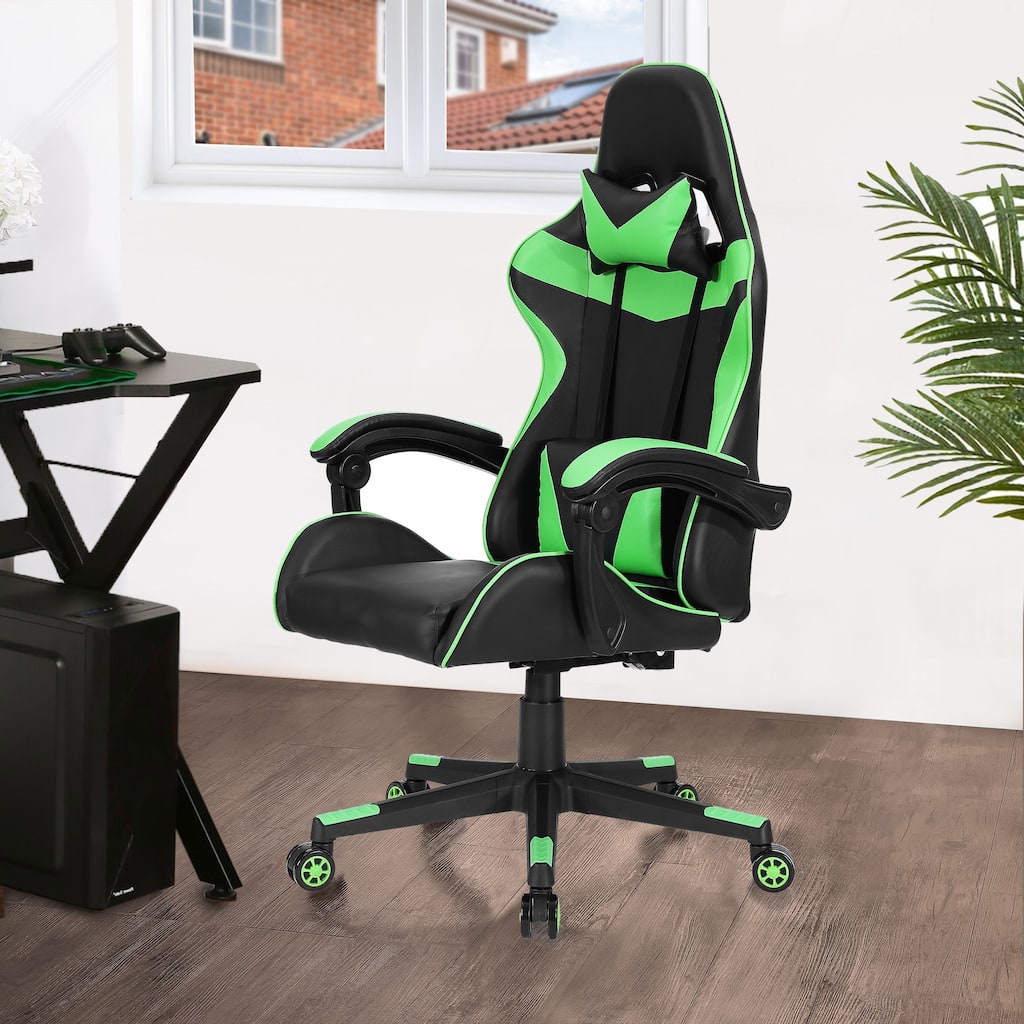 Ledel Racing Style Reclining Ergonimic Gaming Chair With Lumbar Support ...