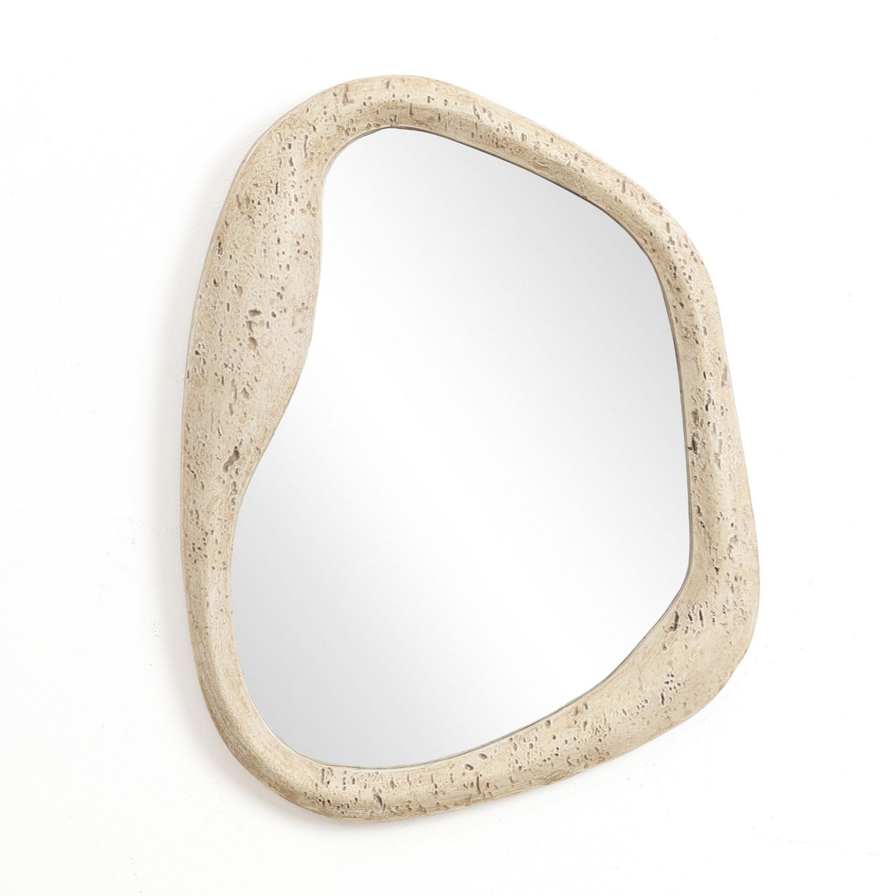 travertine wall mirror