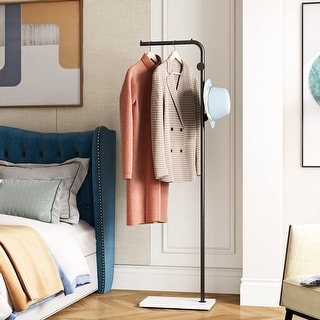 Black Coat Racks with White Base, Entryway Coats Racks Freestanding ...