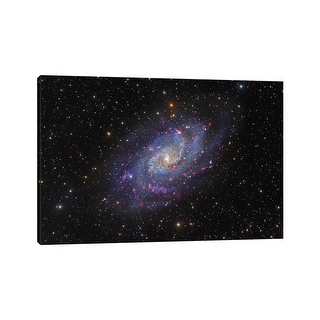 iCanvas "The Triangulum Galaxy (NGC 598) I" by Roberto Colombari Canvas ...