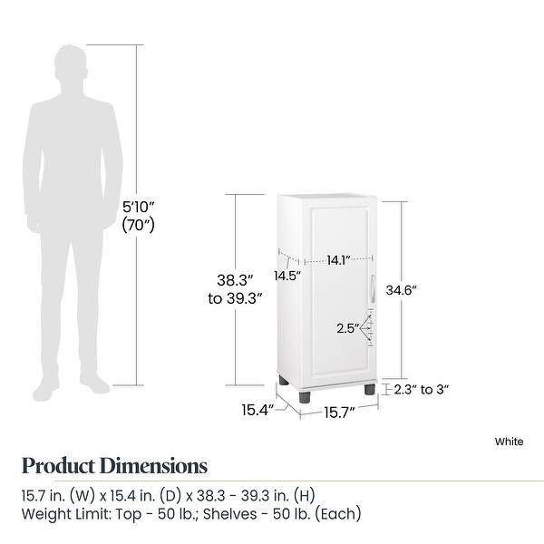 Systembuild Evolution Baldwin 16 inch Stackable Storage Cabinet - Bed ...