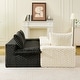 Luxury Color-Block Turtle Velvet Multifunctional Sofa - Arrangeable in ...