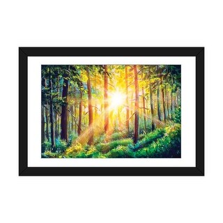 iCanvas "Beautiful Sunny Forest Landscape" by Valery Rybakow - Bed Bath ...