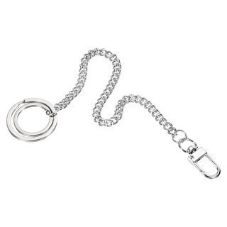 Wallet Keychain with Keyring Clasp Plated Metal Belt Loop Pocket Clip ...