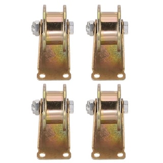 4pcs H Groove Caster 2.2" H-Shaped Sliding Gate Wheel Inverted Track ...