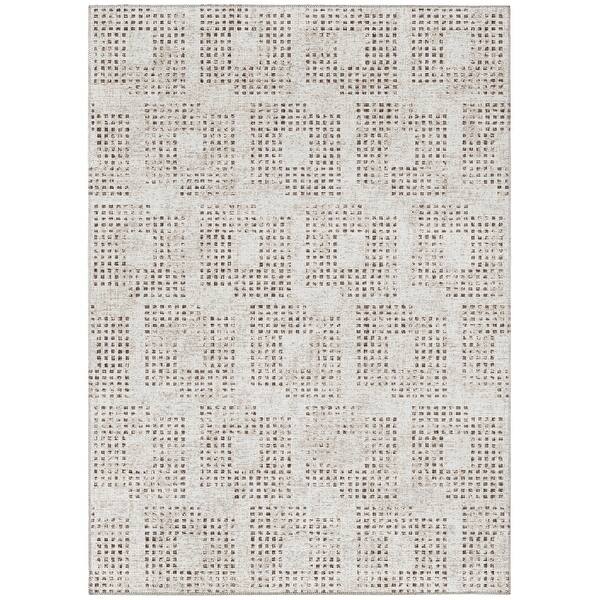 Indoor/ Outdoor Eleanor Modern Houndstooth Washable Rug - On Sale - Bed ...
