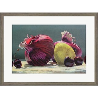 Sharon Weiser 'Red Onion' Framed Art - Bed Bath & Beyond - 37073726