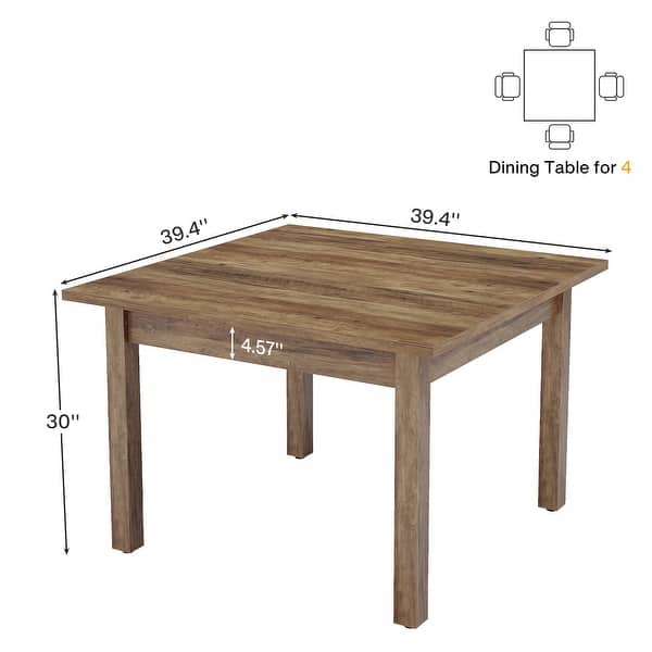 square dining table for 8 dimensions
