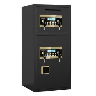 6.5 Cubic Feet Dual Door Coin-Operated Digital Security Safe with ...