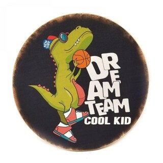 Dream Team Cool Kid Dinosaur Playing Basketball Plaque - Bed Bath ...