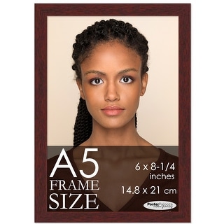A5 Frame Brown Modern Minimalist - Wooden 6x8.25 Frame - Modern Wood A5 ...