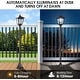 2 Pack 40" Solar Lamp Post Lights IP65 Waterproof LED Outdoor Pole ...