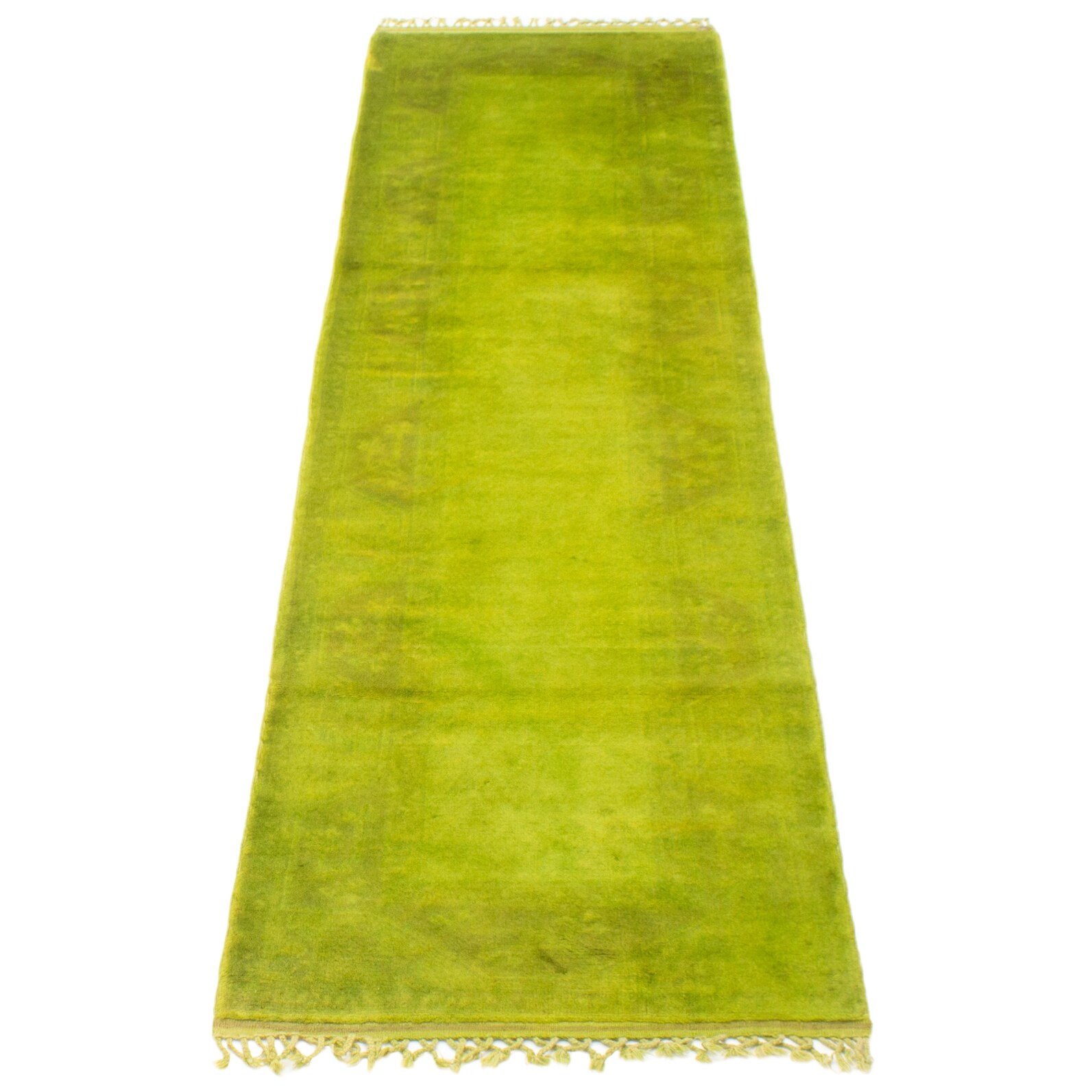solid lime green rug