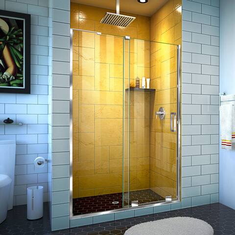 DreamLine Mirage-X 44 - 48 inch W x 71 inch H Frameless Sliding Shower ...