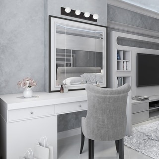 Design House 4-Light Vanity Strip Light Contemporary Dimmable Vanity ...