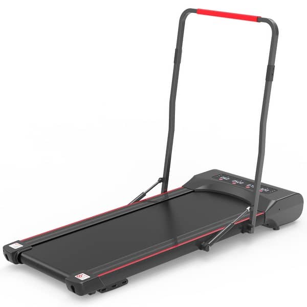 Under Desk Walking Pad Mini Treadmill with Handlebar Foldable - Bed ...