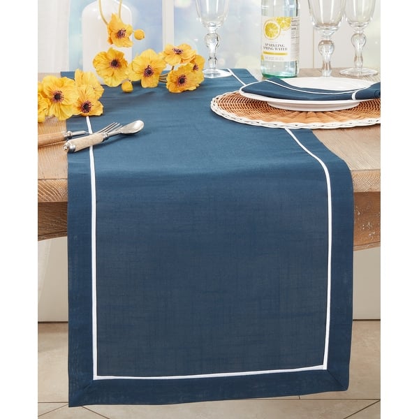 Classic Border Design Table Runner - Bed Bath & Beyond - 12990963