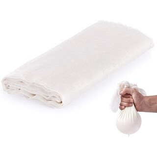 Zulay Kitchen Unbleached & Reusable Ultra Fine Cheese Cloth 2 Yard ...