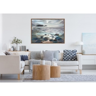 Kate and Laurel Sylvie Moonlight Becomes You Framed Canvas by Nel ...